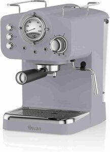 Swan Retro Pump Espresso Coffee Machine | Italian Coffee | Moka Coffee