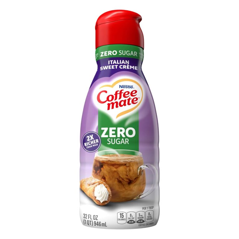 Coffee Mate Zero Sugar Italian Sweet Creme Liquid Coffee Creamer 32 fl ...